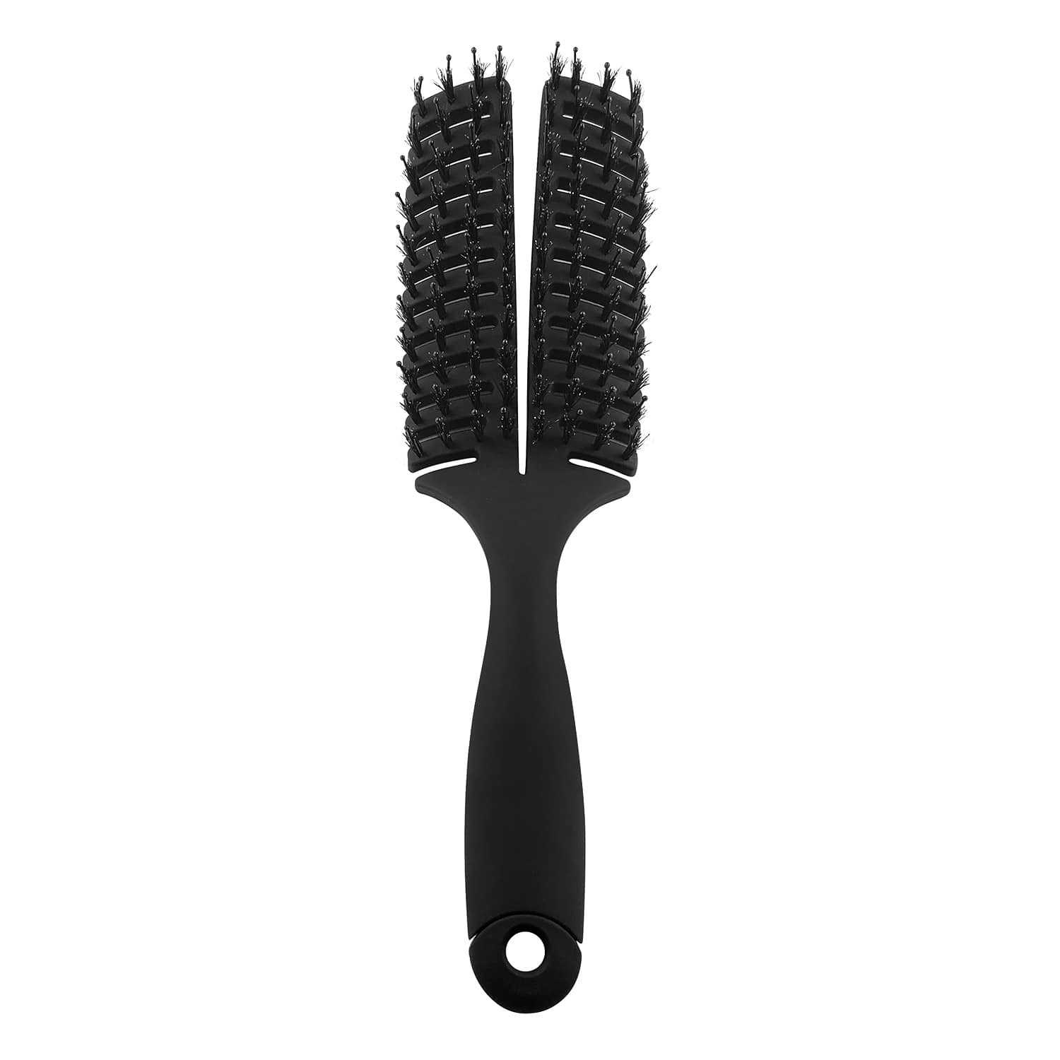 WELLNESS PREMIUM PRODUCTS flat black hair brush - medium Medium | HAIR ...